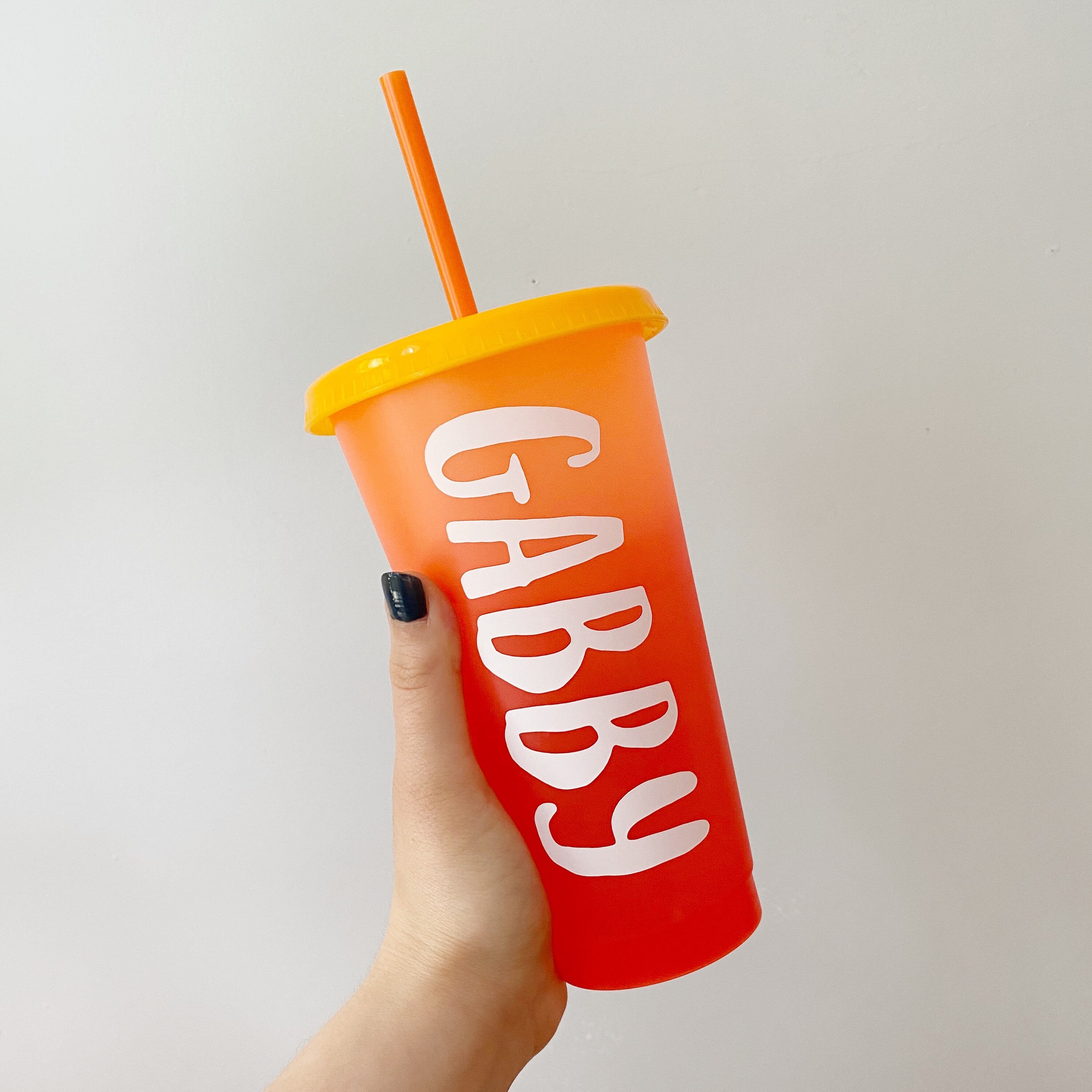 24oz Color Change Cup Mood Cup Personalized Cup Kids Name | Etsy