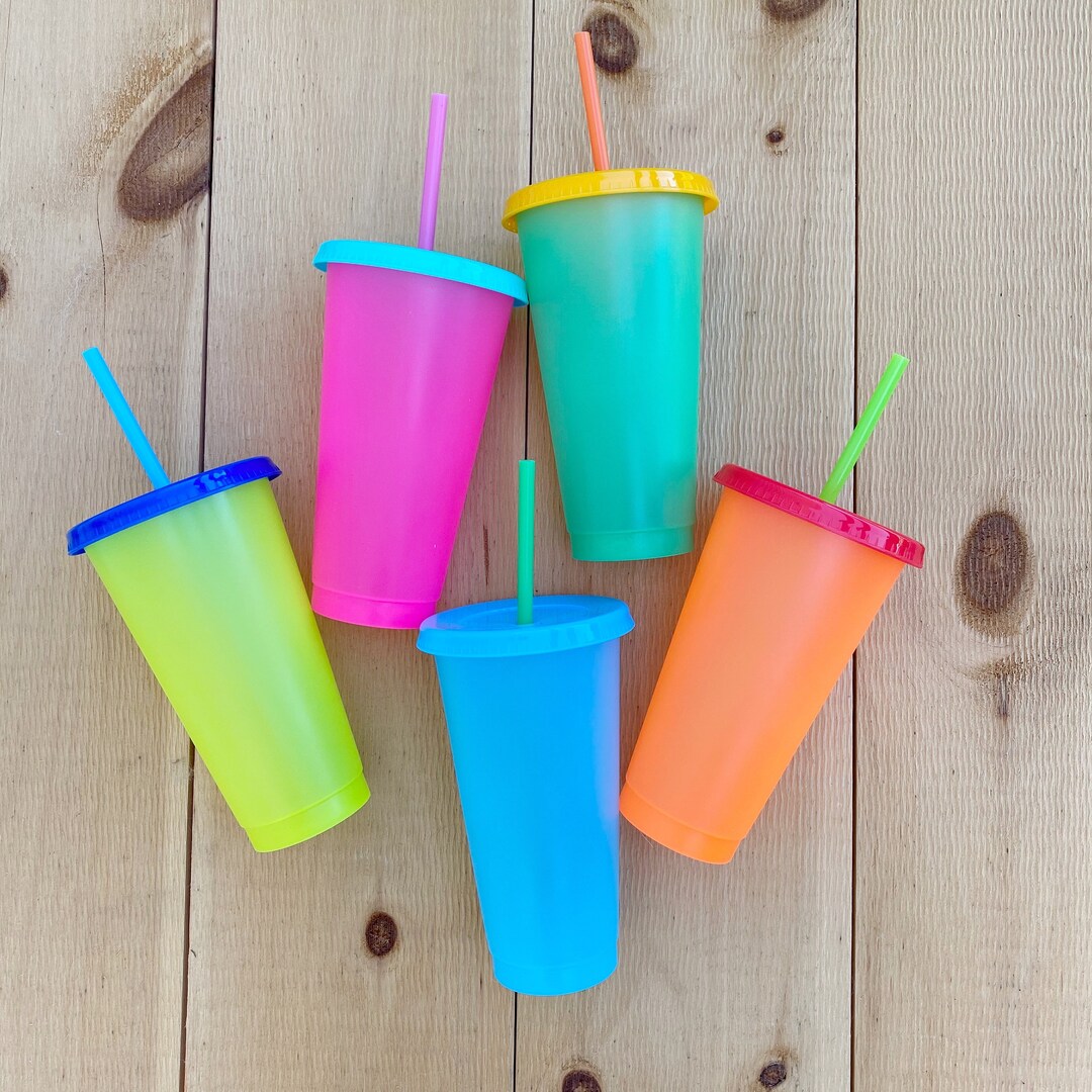 BLANK 24oz Color Change Cup, Mood Cup, Beach Cup, Color Changing Cup ...