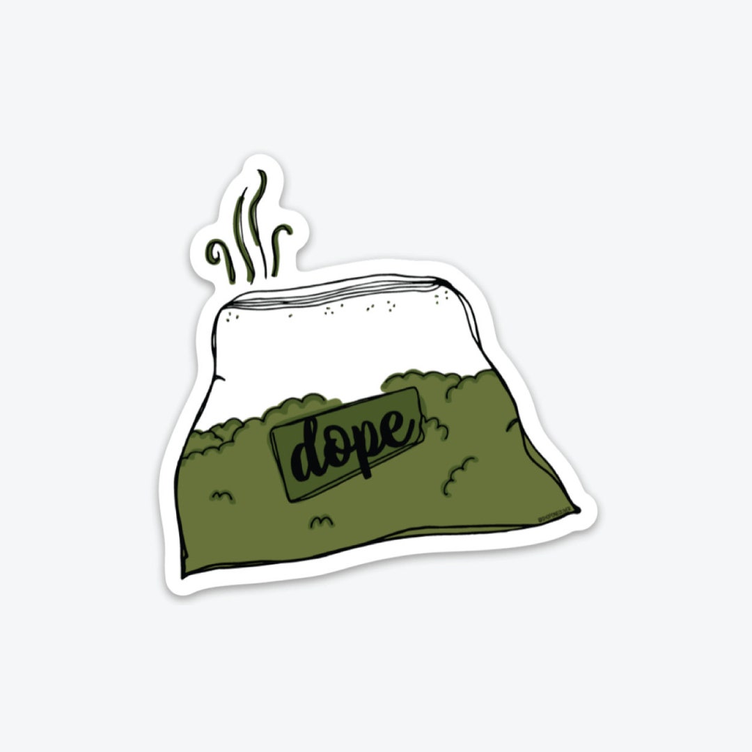 Dope Sticker, Vinyl Sticker, Sticker for Water Bottle, Scrapbooking ...