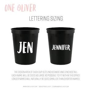 The Name Cup Personal Name Cup Personalized Cup Reusable - Etsy