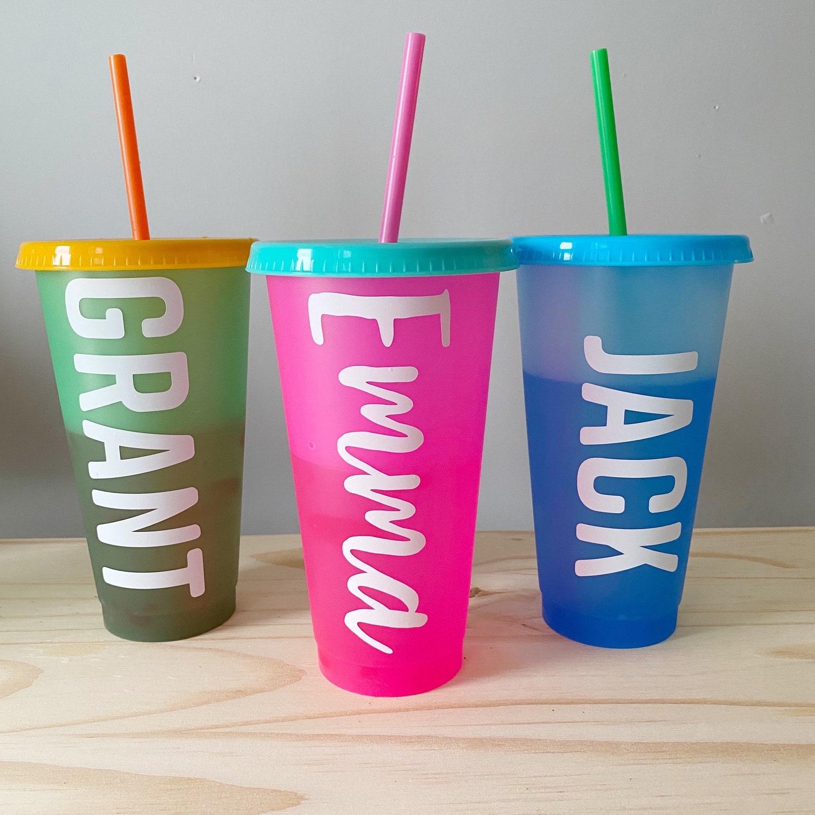 24oz Color Change Cup, Mood Cup, Personalized Cup, Kids Name Cup, Beach ...