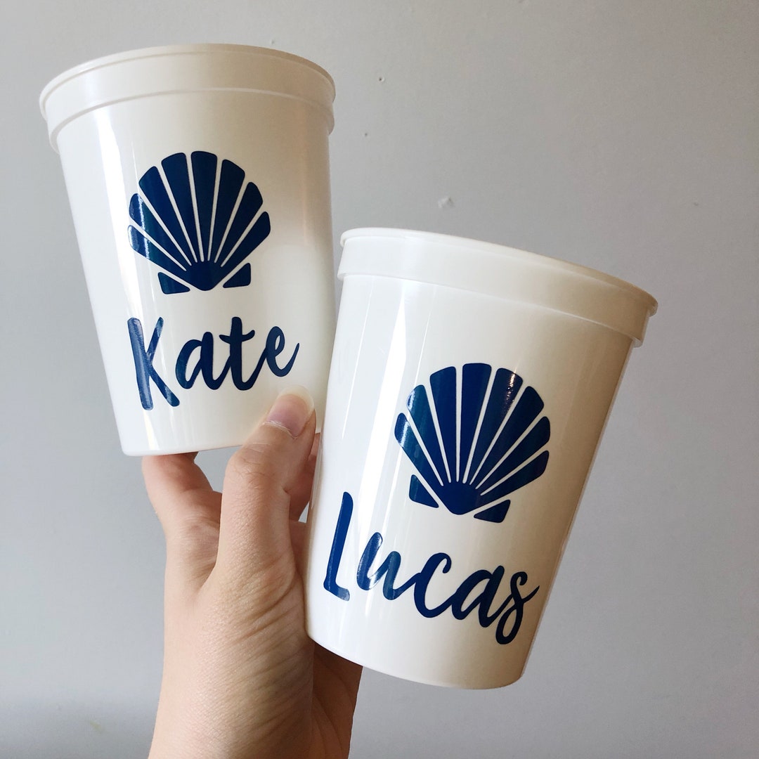 Beach Wedding Cups, Custom Bridal Cups, Girls Weekend, Vacation Cup ...