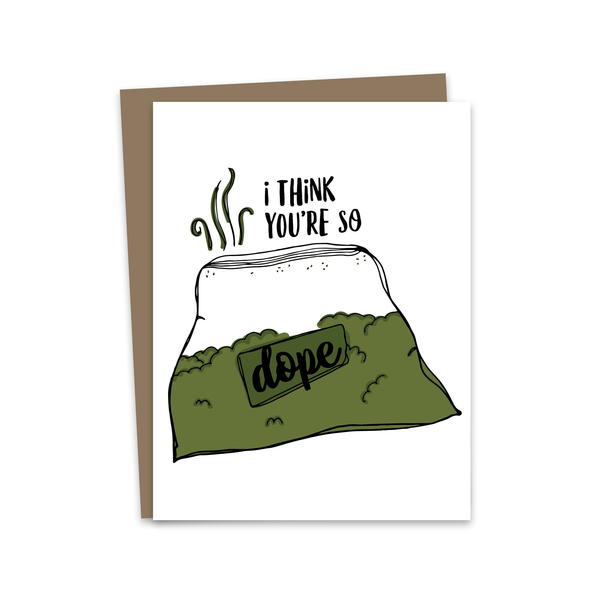 Dope Card Thank You Card 420 Card Weed Card Best Buds - Etsy