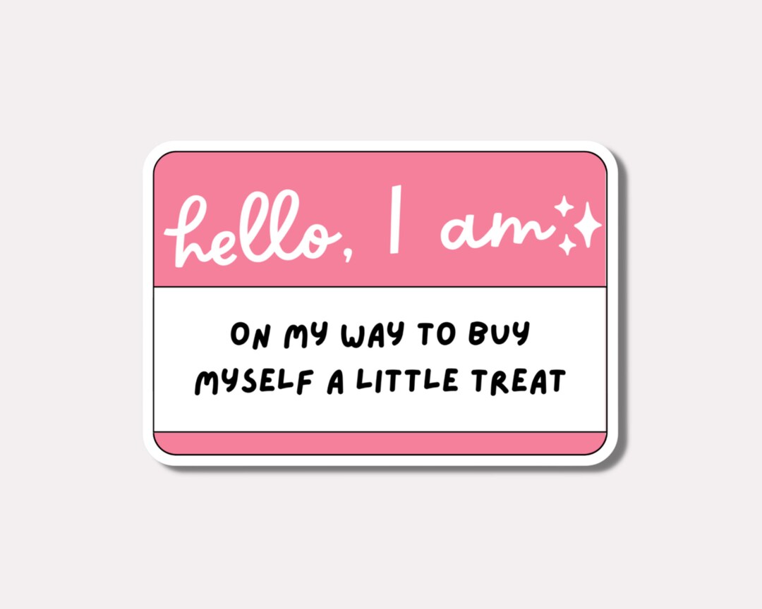 Hello I Am Sticker, Vinyl Sticker, Sticker for Water Bottle ...
