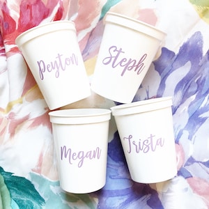 Reusable Plastic Stadium Cup, Name Cup, Custom Cup, Personalized Cup ...