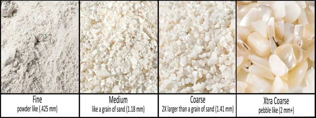 Mother of Pearl Natural Shell - Crushed Inlay (fine, Medium, or Coarse ...