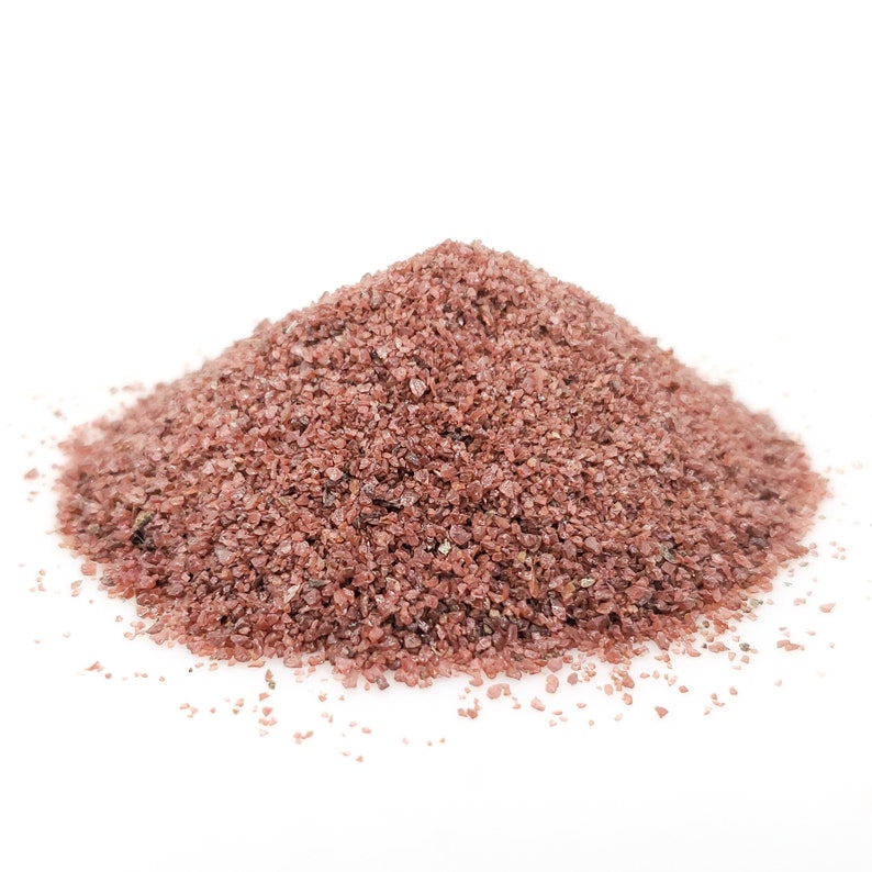 Merlot Red Garnet Natural Stone- Crushed Inlay Stone (fine,medium ...