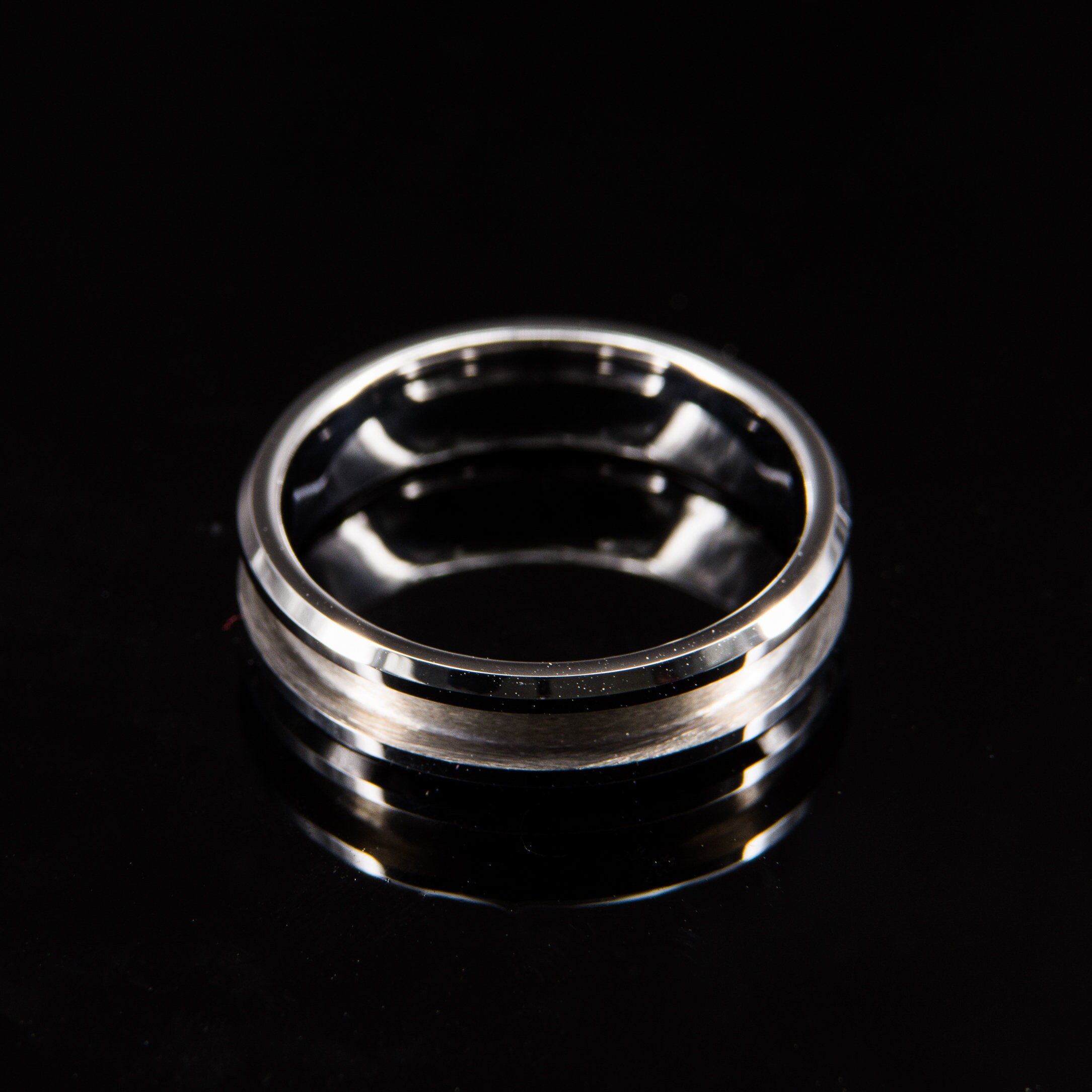 Tungsten Carbide Ring Core beveled 6mm Wide / 3mm Groove - Etsy