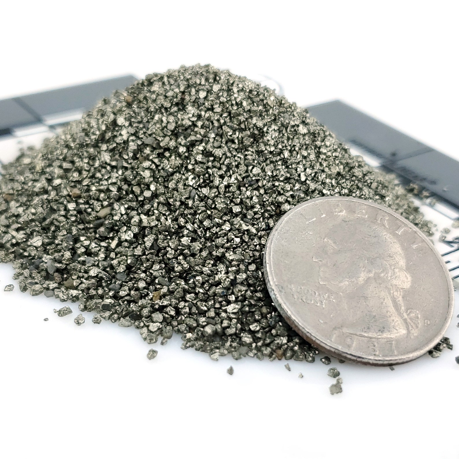 Iron Pyrite Natural Stone- Crushed Inlay Stone (fine,medium,or Coarse ...