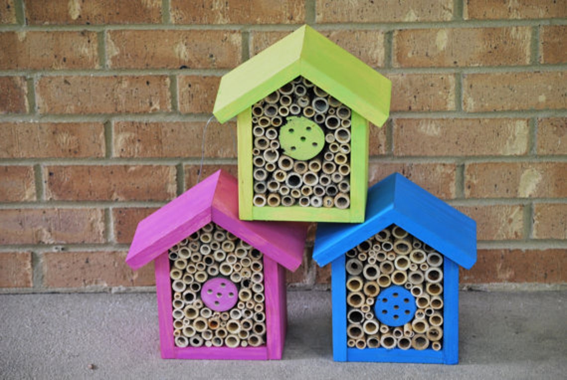 Solitary Bee Houses - Cedar or Bamboo/pine - Etsy