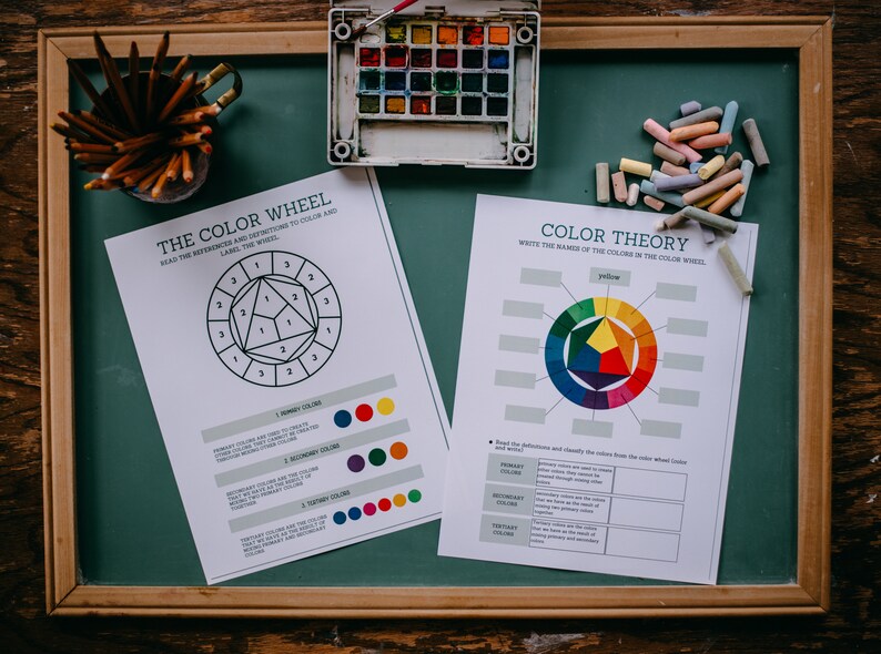 Color Theory Unit Study - Digital Download - Etsy