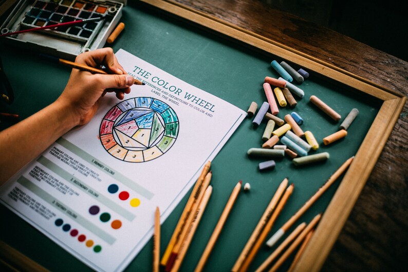 Color Theory Unit Study Digital Download - Etsy