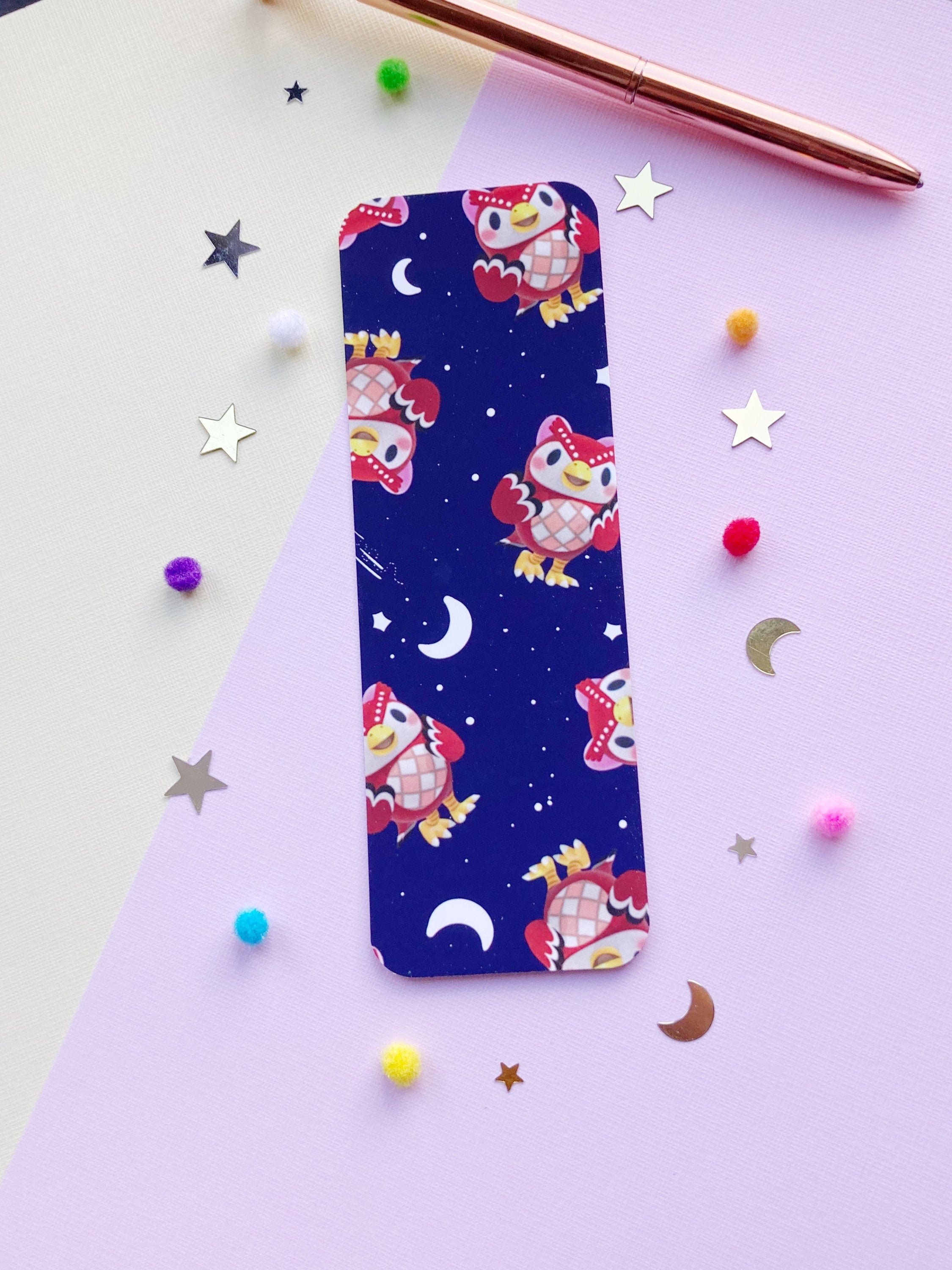 Celeste Bookmark Animal Crossing Gift Velvet Bookmark - Etsy UK
