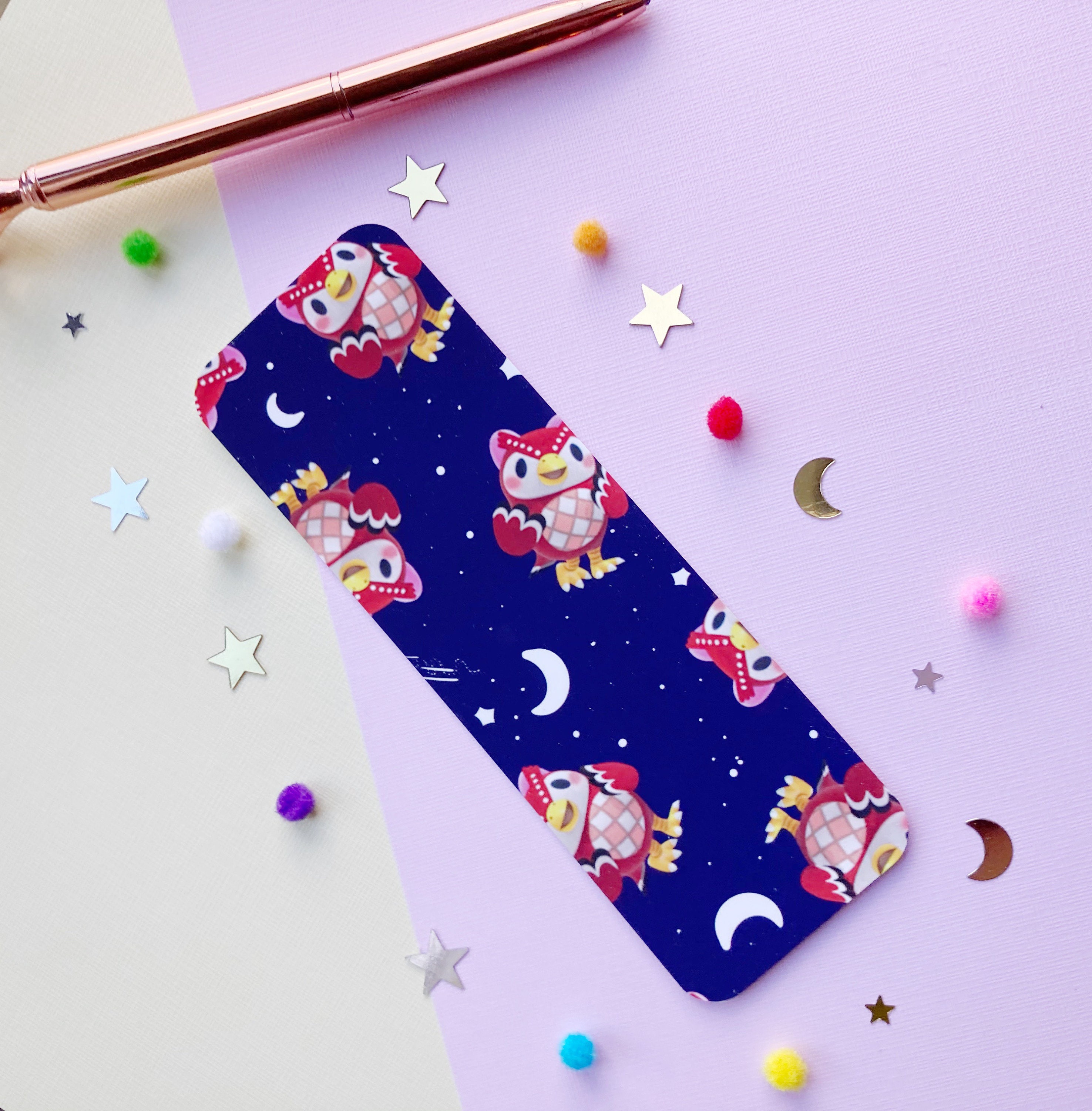 Celeste Bookmark Animal Crossing Gift Velvet Bookmark | Etsy UK