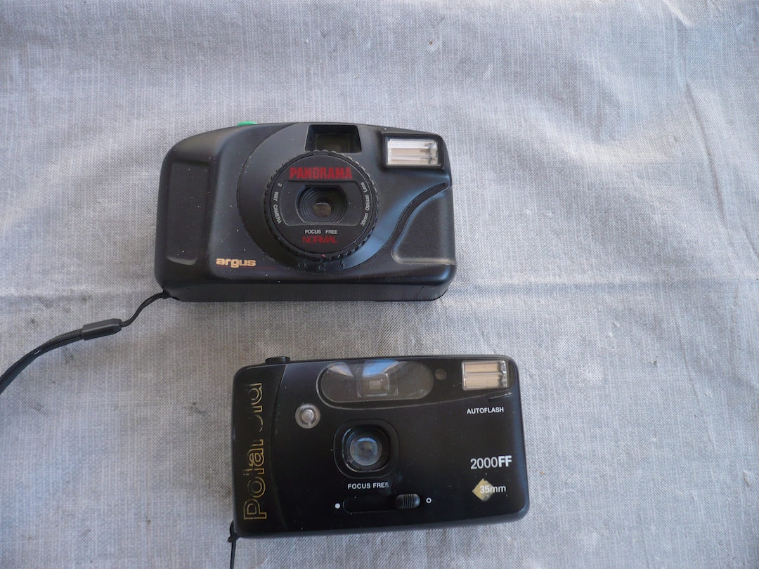 35mm Cameras From the 1980's Poloroid 2000ff and Argus Panorama - Etsy