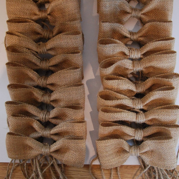 Hessian Bow - Etsy