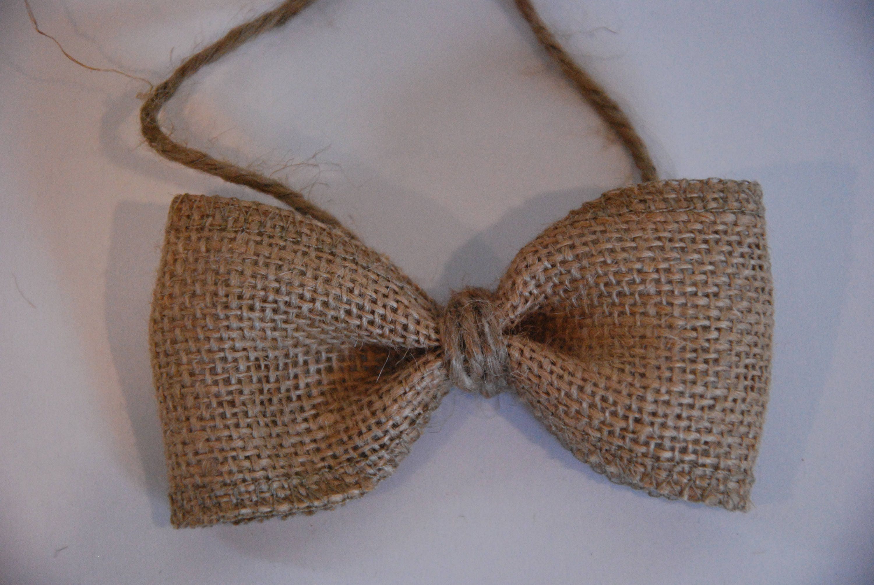 Hessian Bows 20 Medium Handmade Natural Hessian Bows Jute | Etsy