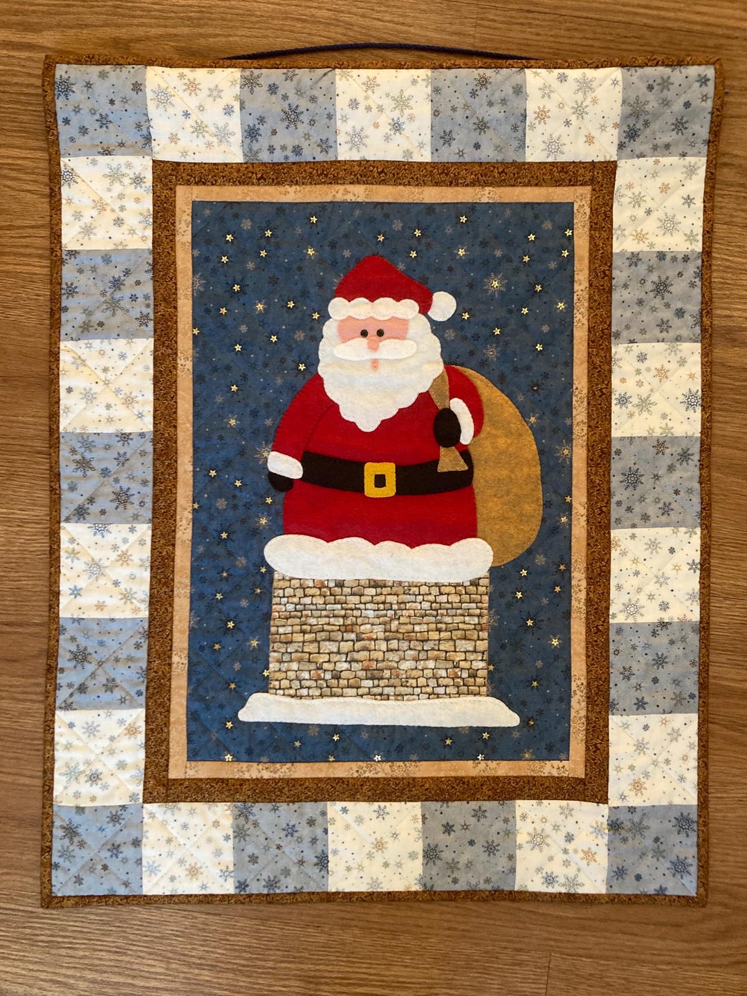 Santa Wall Hanging, Father Christmas Wall Hanging, Christmas Wall ...