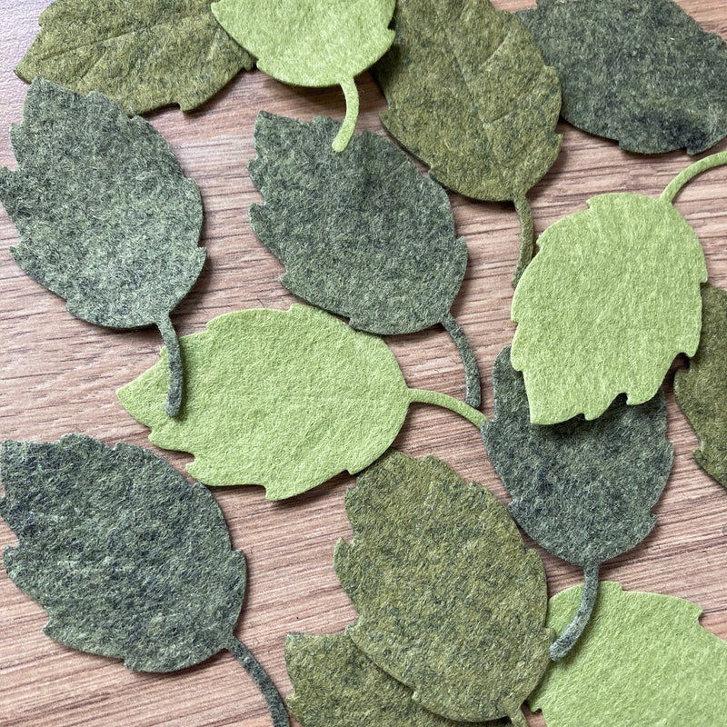 Felt Leaves - Etsy