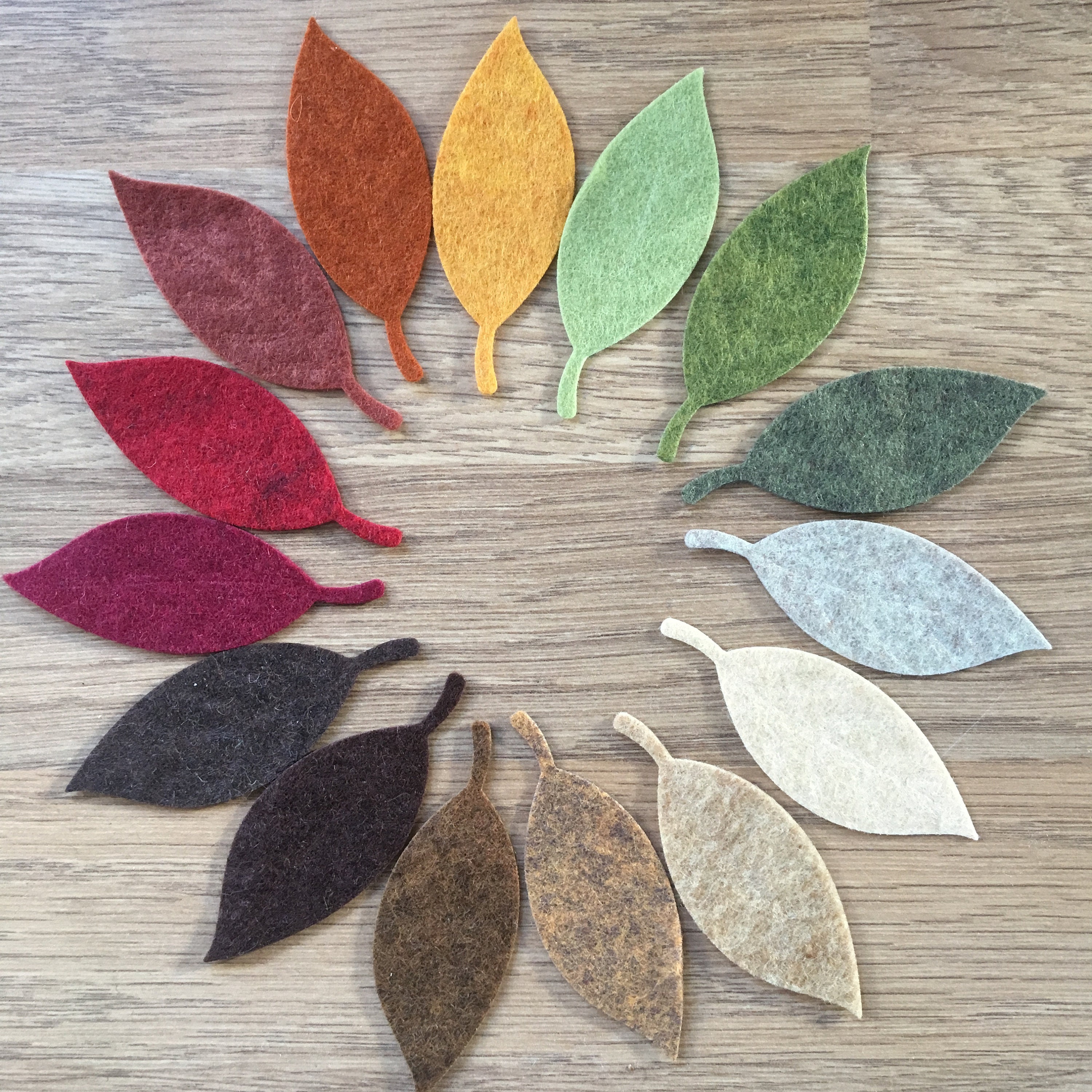 Autumn Felt Leaves Die Cut Felt Leaves Felt Shapes Die Cut - Etsy UK