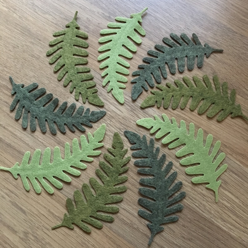 Felt Leaves Die Cut Felt Leaves Felt Shapes Felt Leaf - Etsy