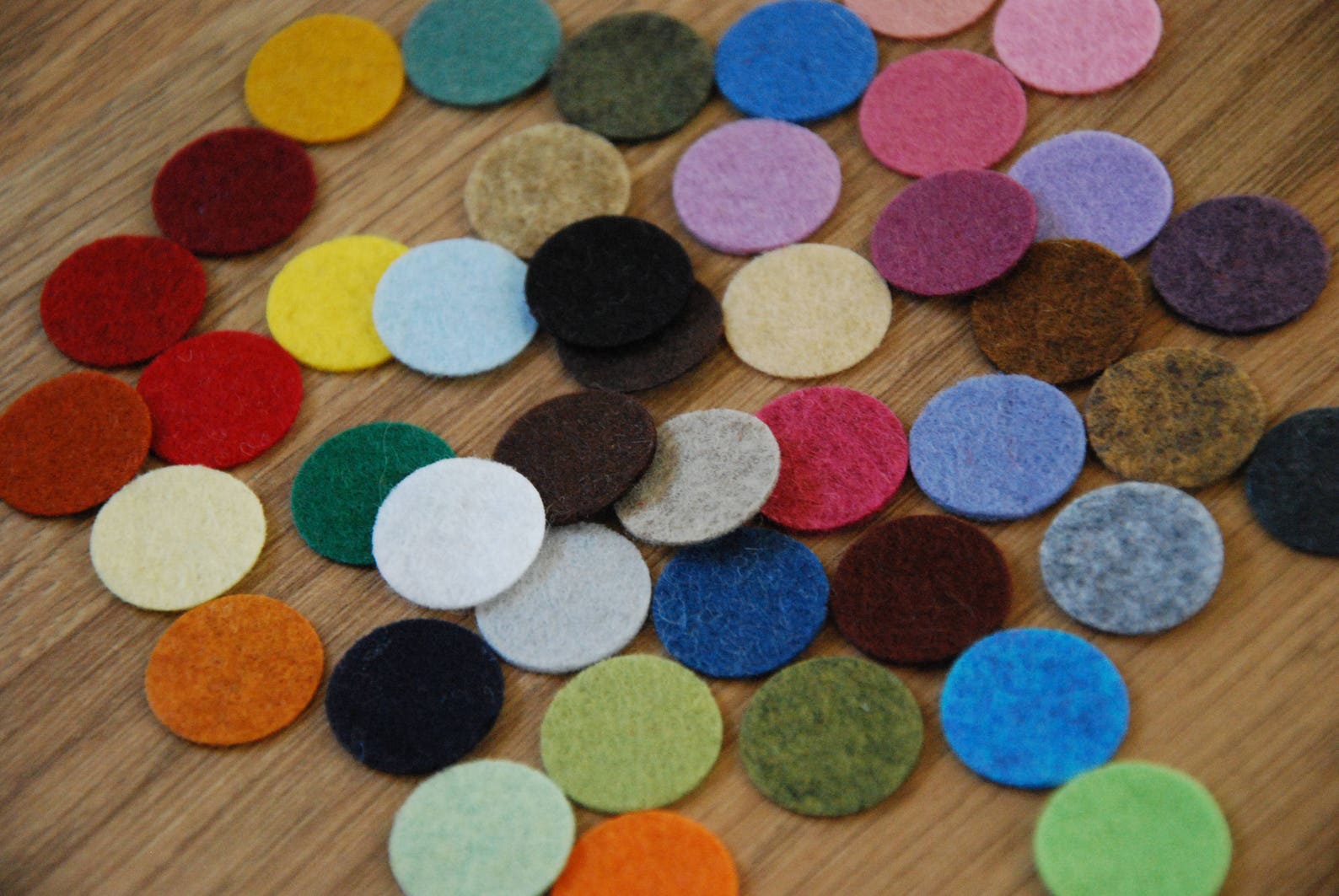 Felt Circles Die Cut Felt Circles Felt Shapes Felt Circle - Etsy
