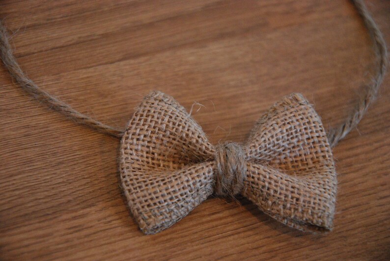 Hessian Bows 20 Small Handmade Natural Hessian Bows Jute - Etsy