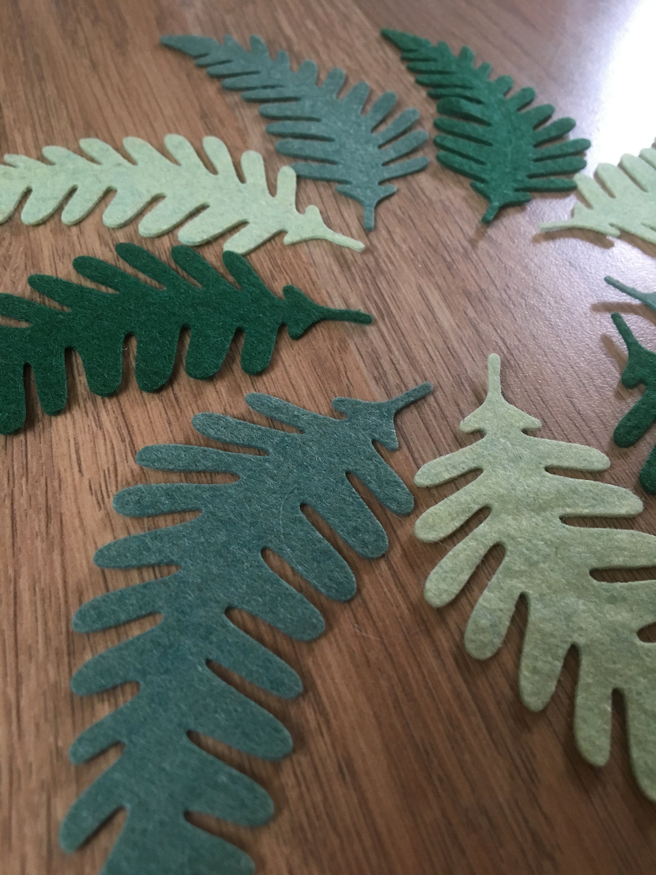 Felt Leaves Die Cut Felt Leaves Felt Shapes Felt Leaf - Etsy