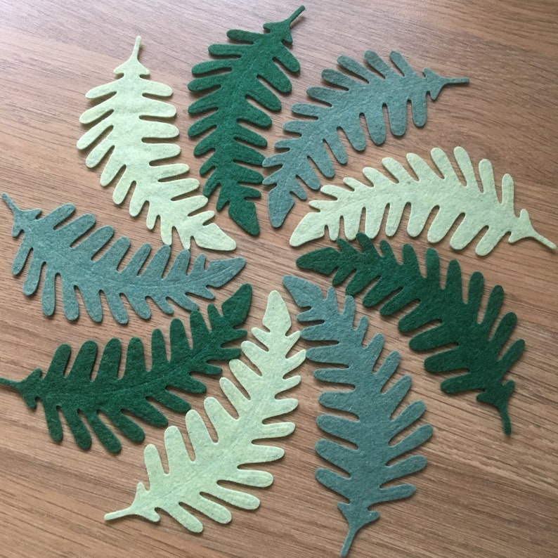Felt Leaves Die Cut Felt Leaves Felt Shapes Felt Leaf - Etsy