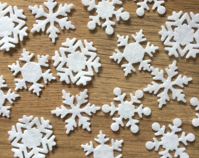 Felt Snowflake Ornaments With Beaded and Embroidered Embellishments - Etsy