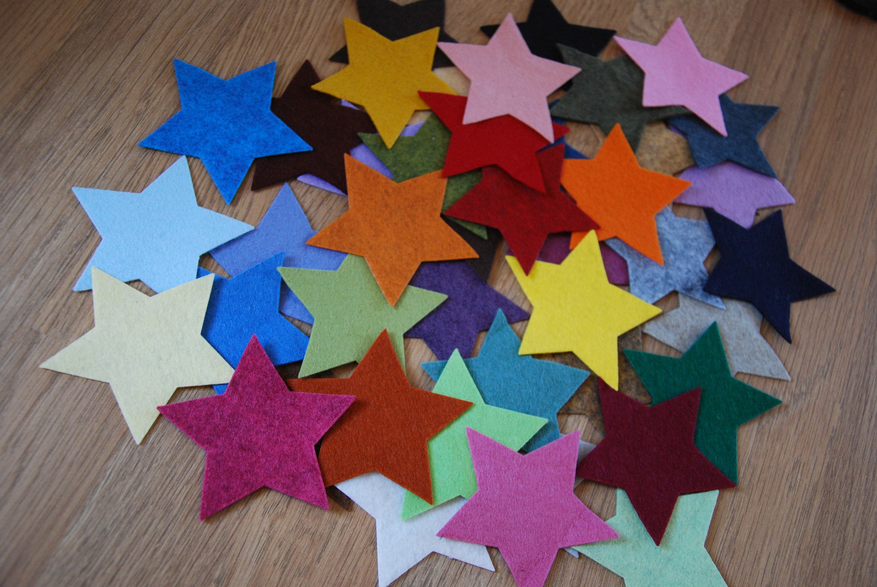Felt Stars Die Cut Felt Stars Felt Shapes Felt Star - Etsy