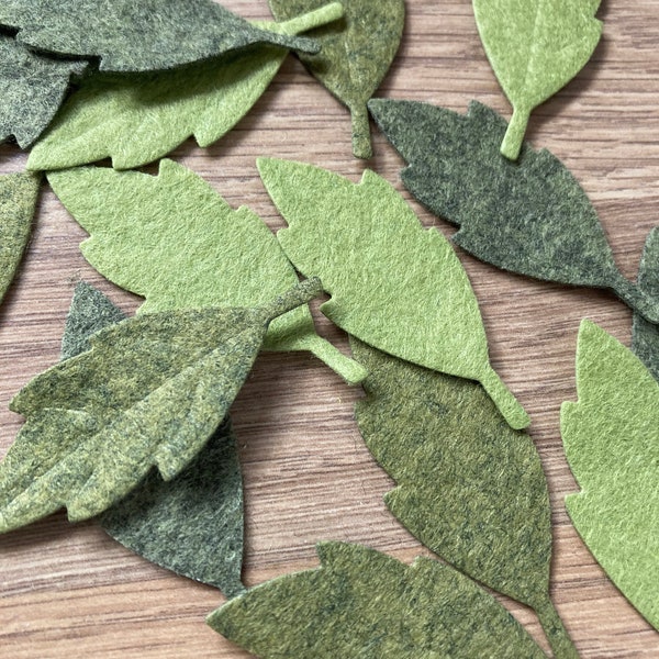 Felt Leaves - Etsy