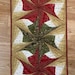 Twisted Log Cabin Poinsettia Table Runner Pattern - Etsy