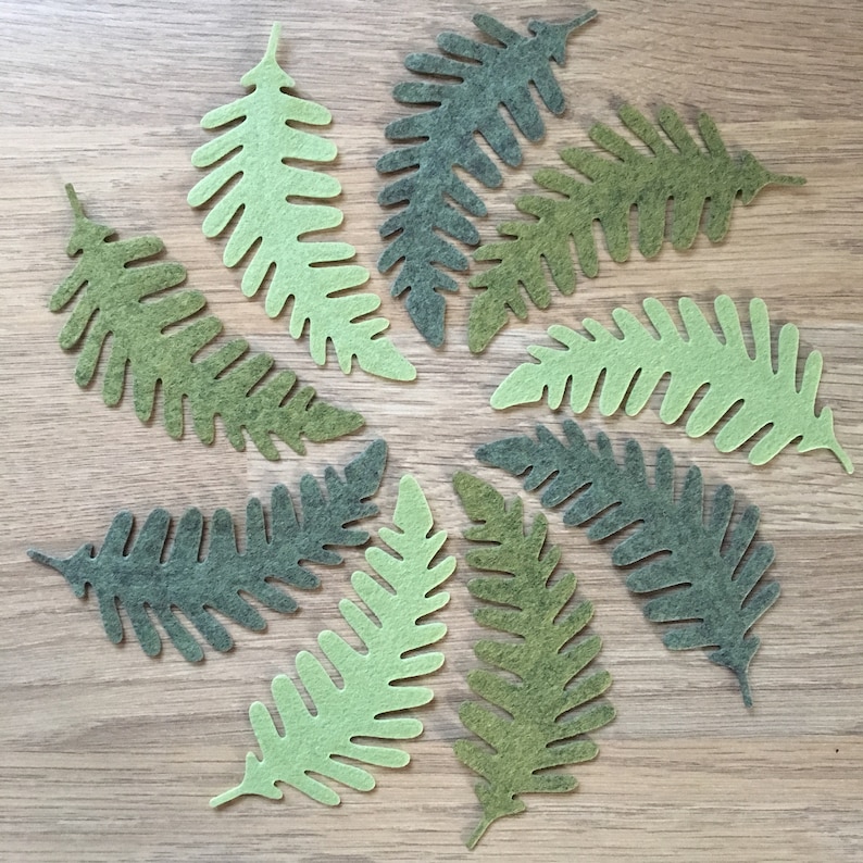 Felt Leaves Die Cut Felt Leaves Felt Shapes Felt Leaf - Etsy