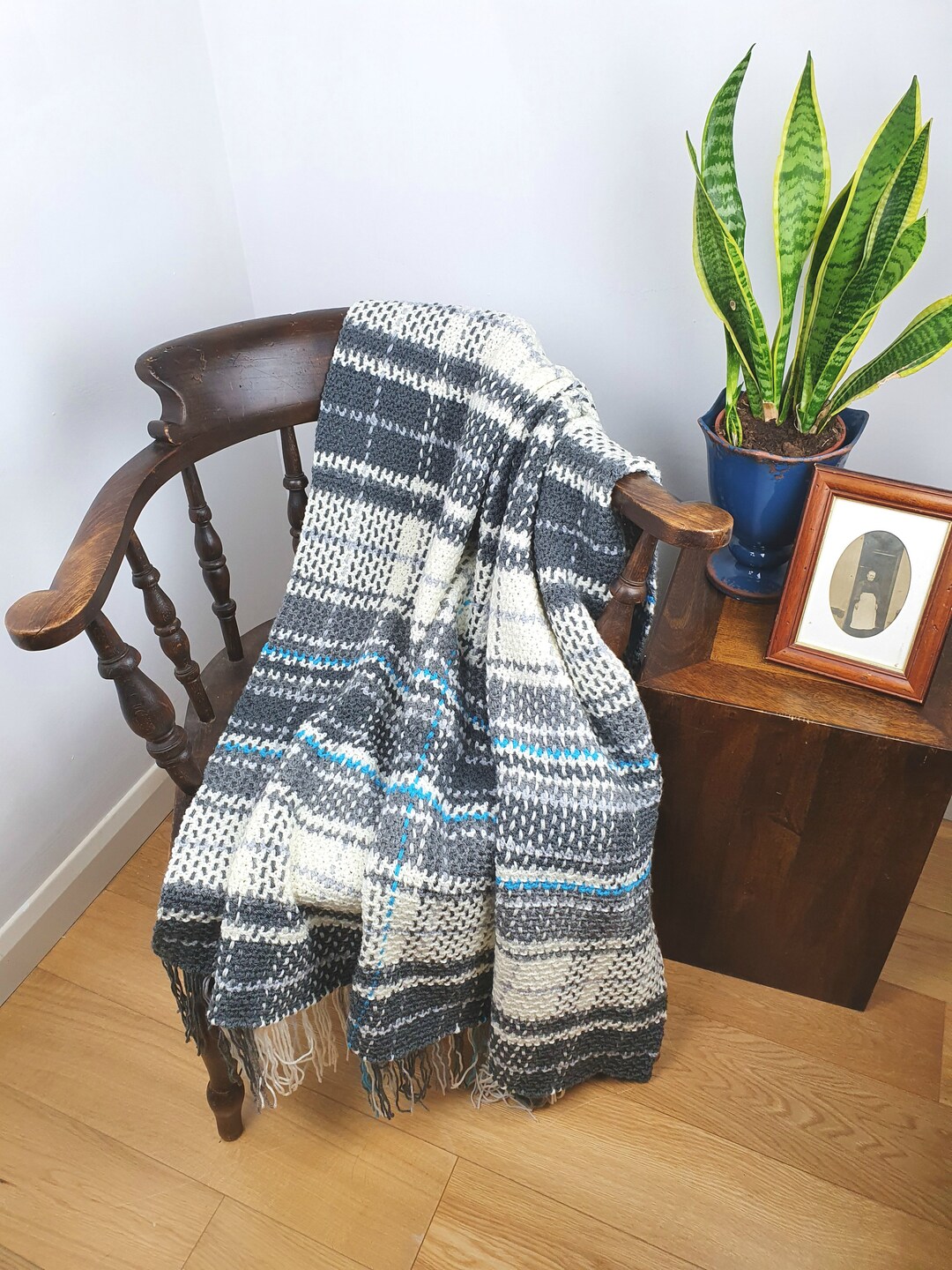 Tartan Plaid Crochet Blanket Pattern, Afghan Throw (digital Download ...
