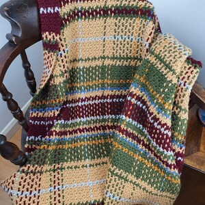 Tartan Crochet, Blanket Pattern PDF - Etsy