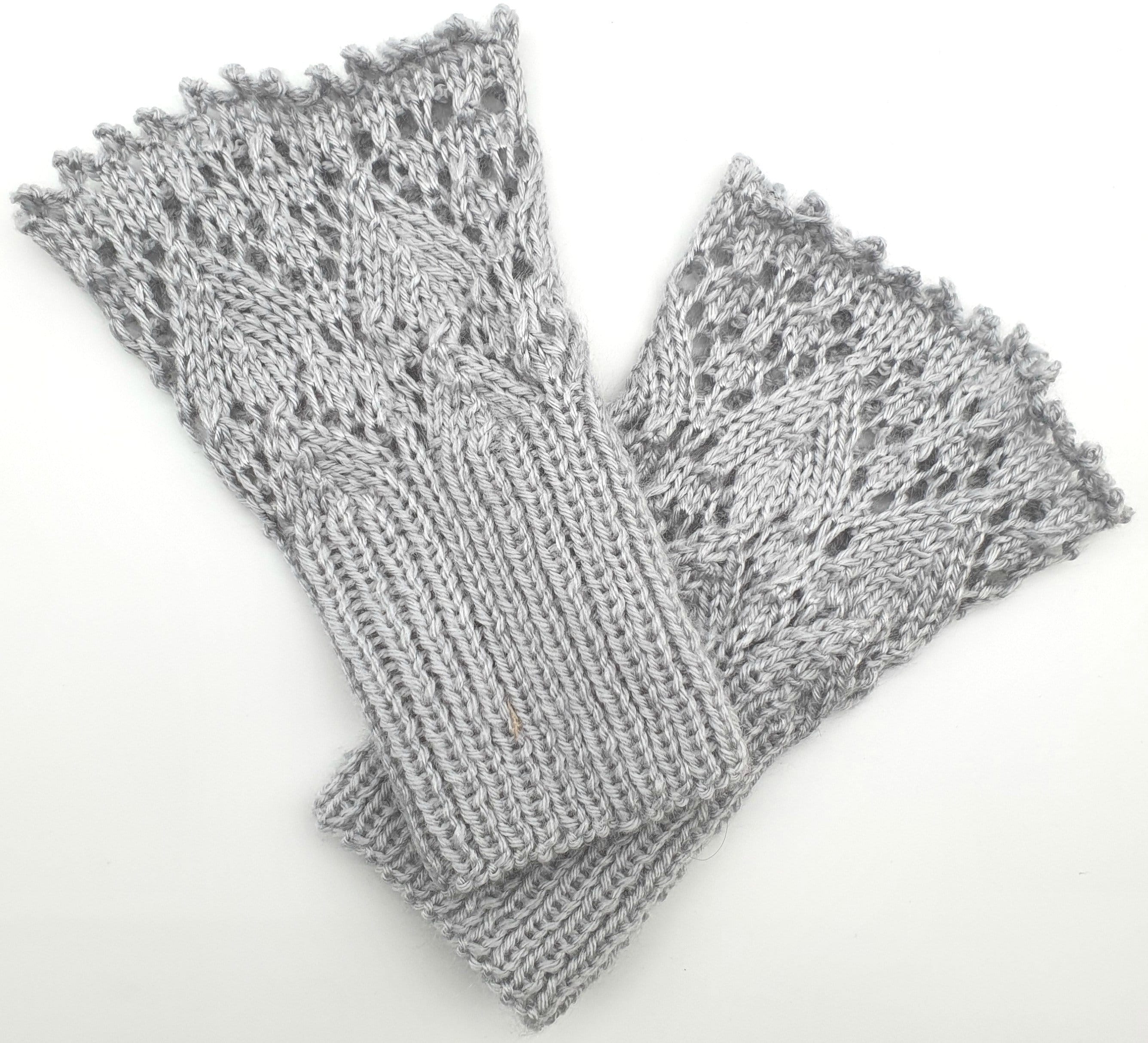 PDF knitting pattern. Women's hand warmers wrist cuff | Etsy