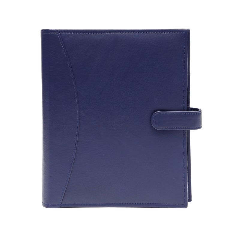 7.25 X9.25 Journal Cover Leather Tab Closure Leather Personalized ...