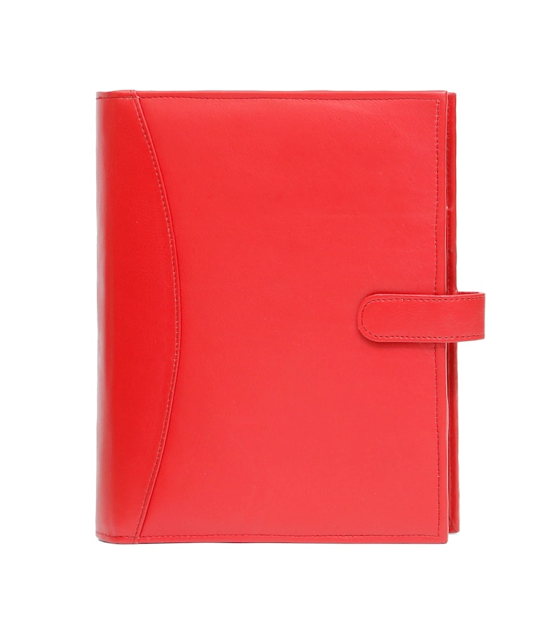 7.25 X9.25 Journal Cover Leather Tab Closure Leather Personalized ...