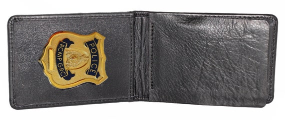 RCMP LICENSED Police Badge Holder Case Custom Handcrafted - Etsy