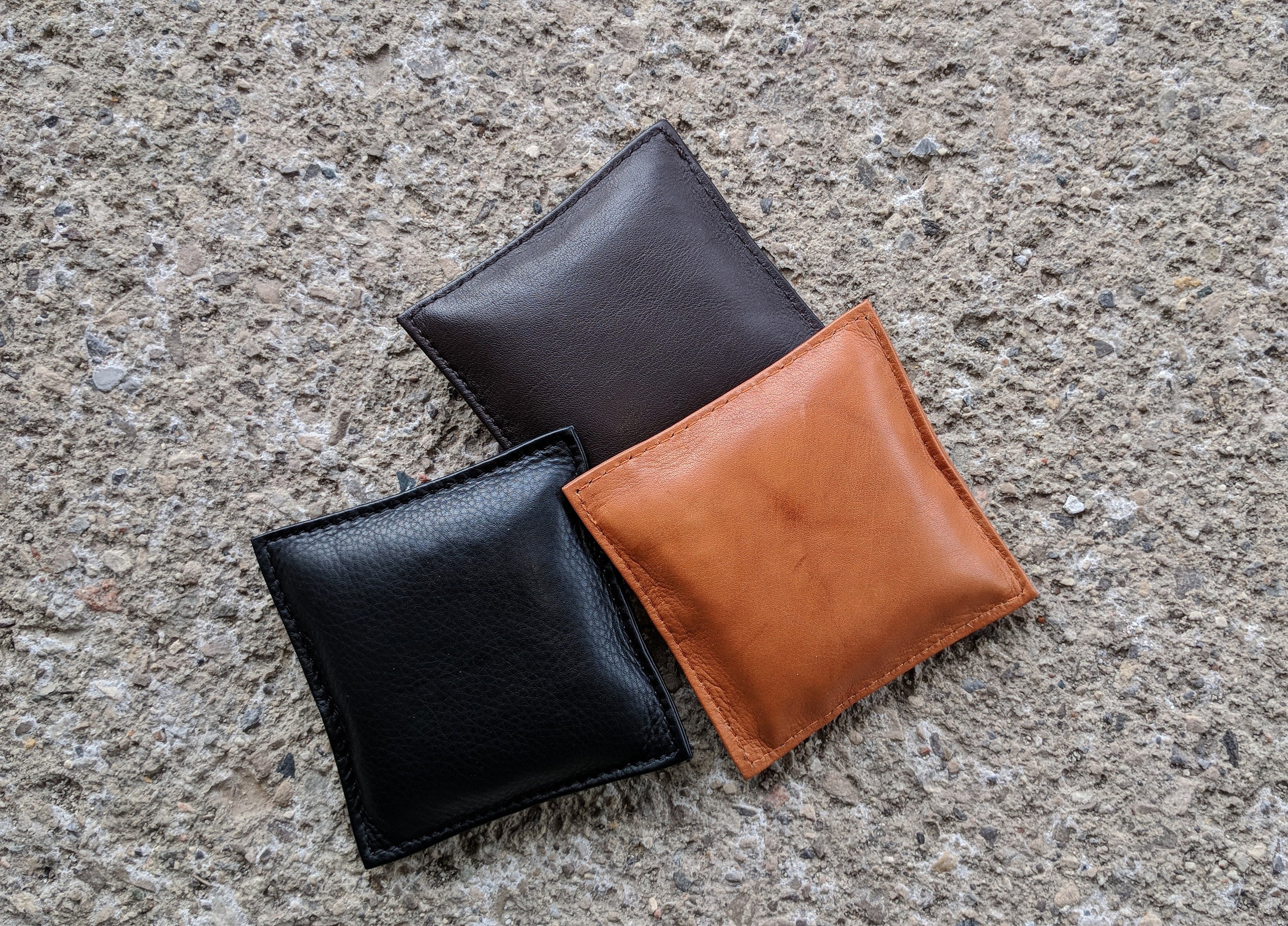 Paperweight 3.5x3.5 Leather Stress Reliever Custom Handcrafted ...