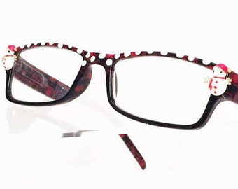 Snowman glasses | Etsy