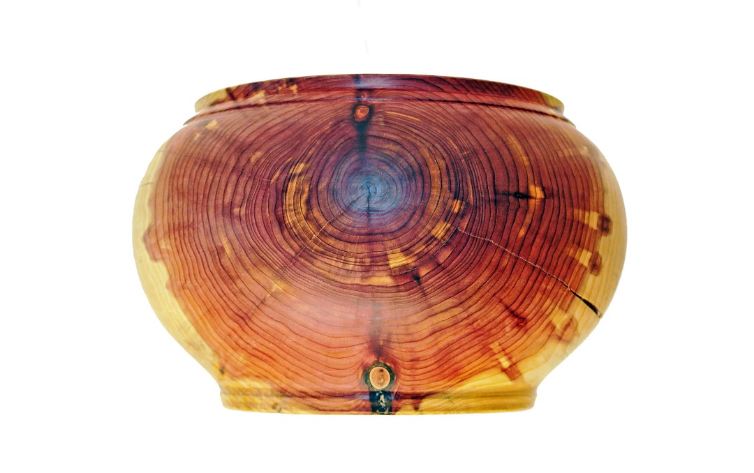 Red Cedar Wood, Lathe Turned Bowl - Etsy