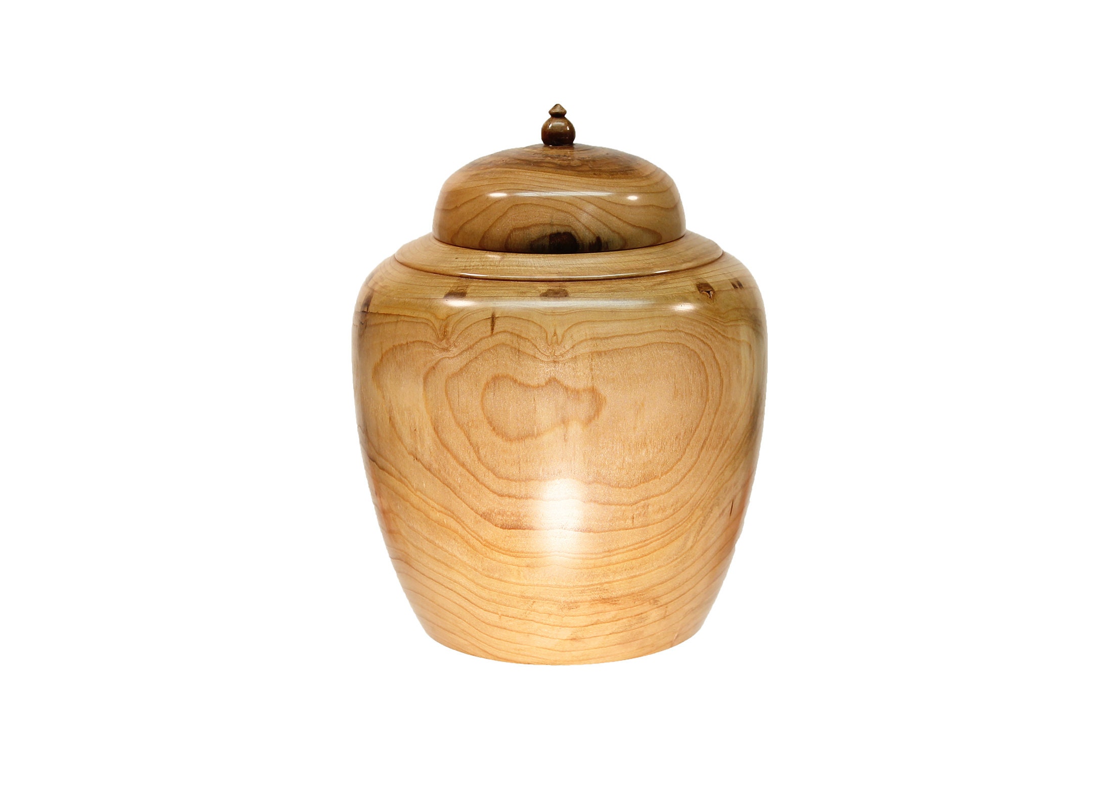 Spalted Cherry Wood Lidded Urn/vessel - Etsy