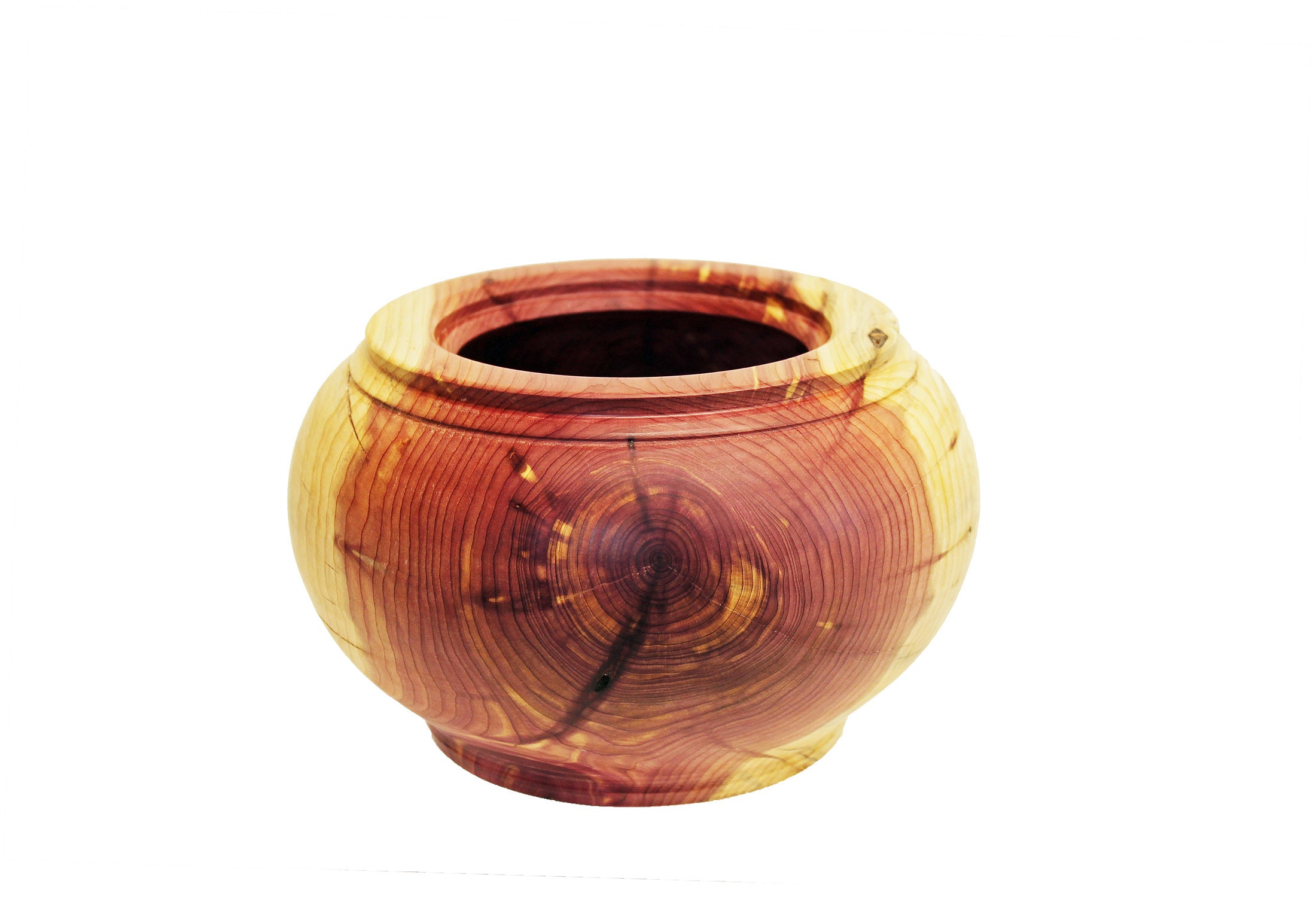 Red Cedar Wood, Lathe Turned Bowl - Etsy