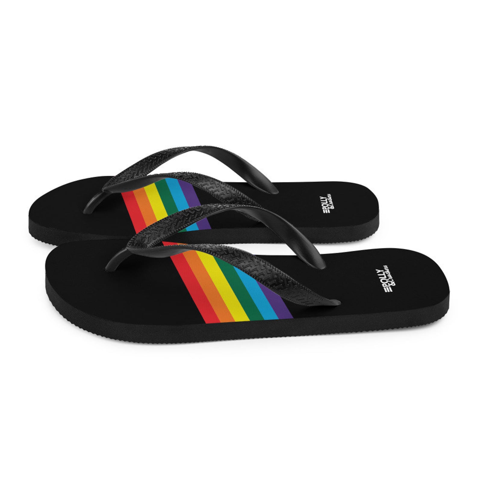 Gay Pride Flip Flops / Pride Flip Flops / Gay Pride Rainbow | Etsy