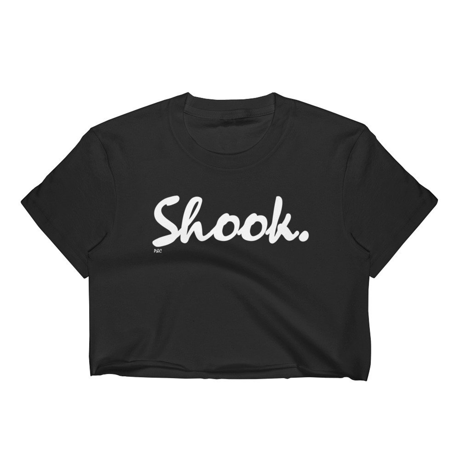 Shook Crop Shirt / shook Crop Top / Funny Crop Top - Etsy