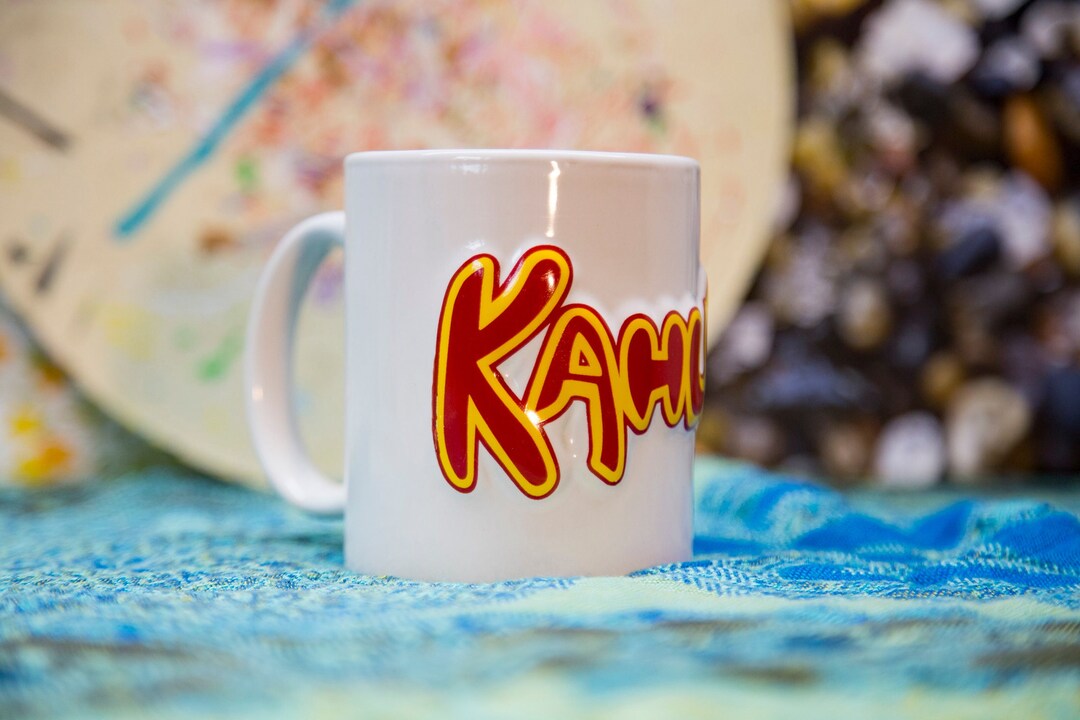 White and Red Kahlua 3D Logo Ceramic Coffee Mug - FREE Shipping - Etsy