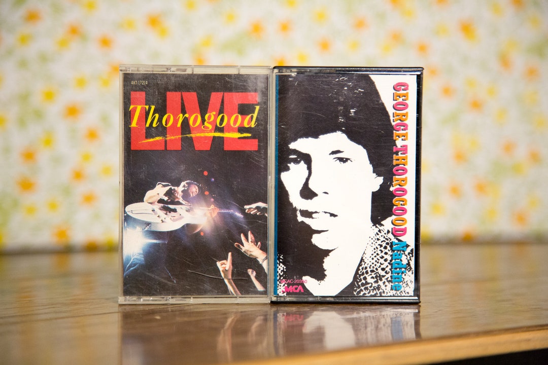 George Thorogood Cassette Tapes - Live (1986) and Nadine (1979) - Free ...