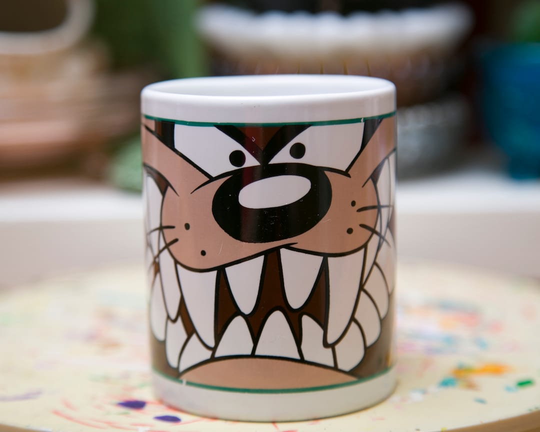 Retro Warner Brothers Taz Mug 2000 Free Shipping - Etsy